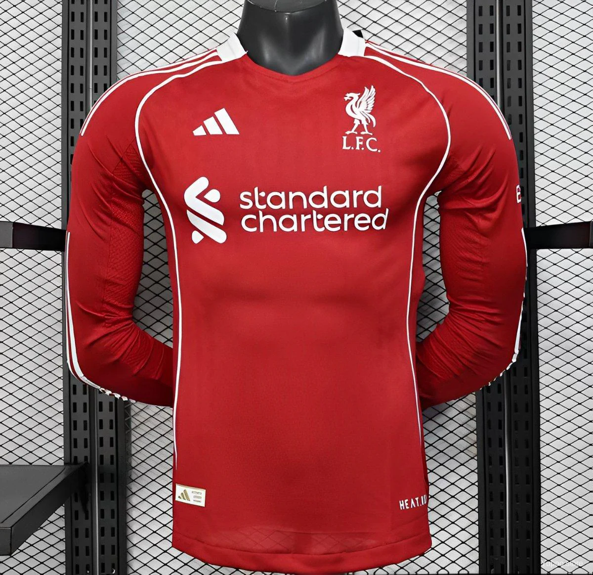 Liverpool Home Full Sleeve Jersey 2025/26 - Player Version